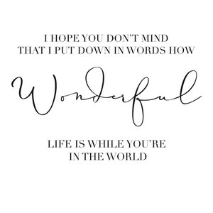 How Wonderful Life is While You're in the World , Elton John , Song ...