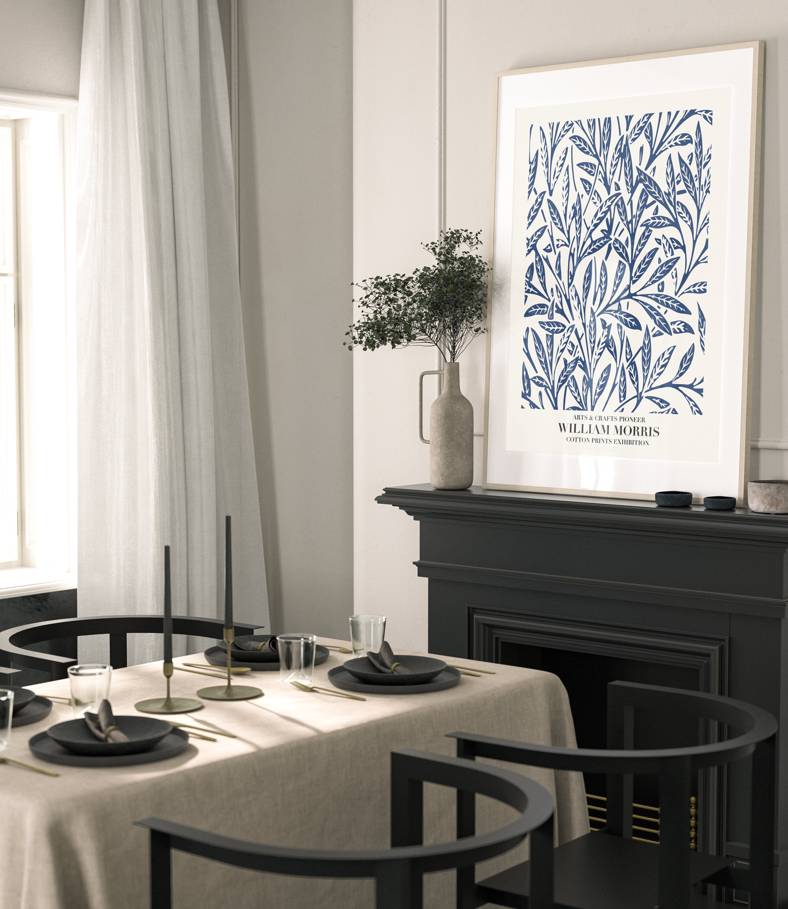 Set of 3 William Morris Print, William Morris Art, Exhibition Poster ...