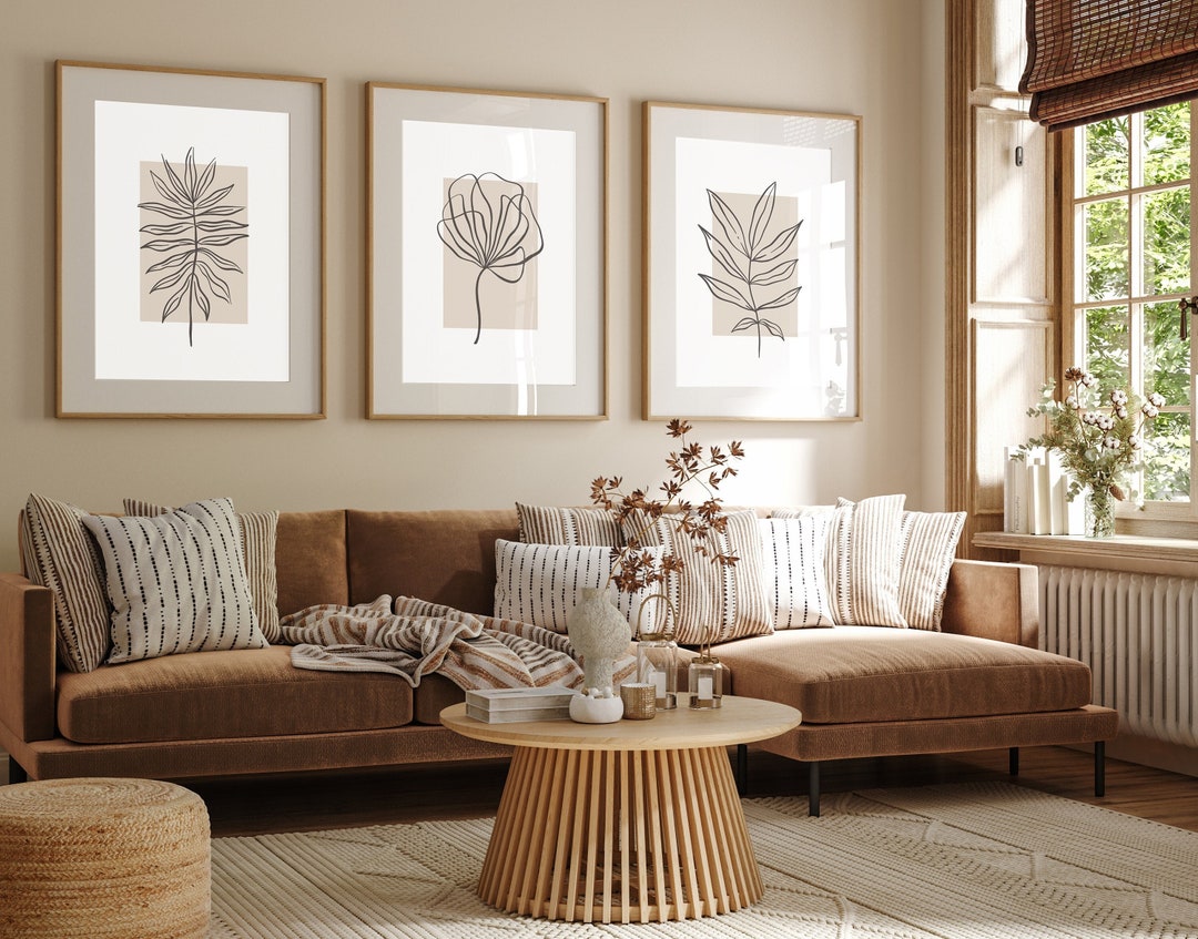 Neutral Wall Prints, Botanical Wall Prints, Bedroom Wall Prints ...