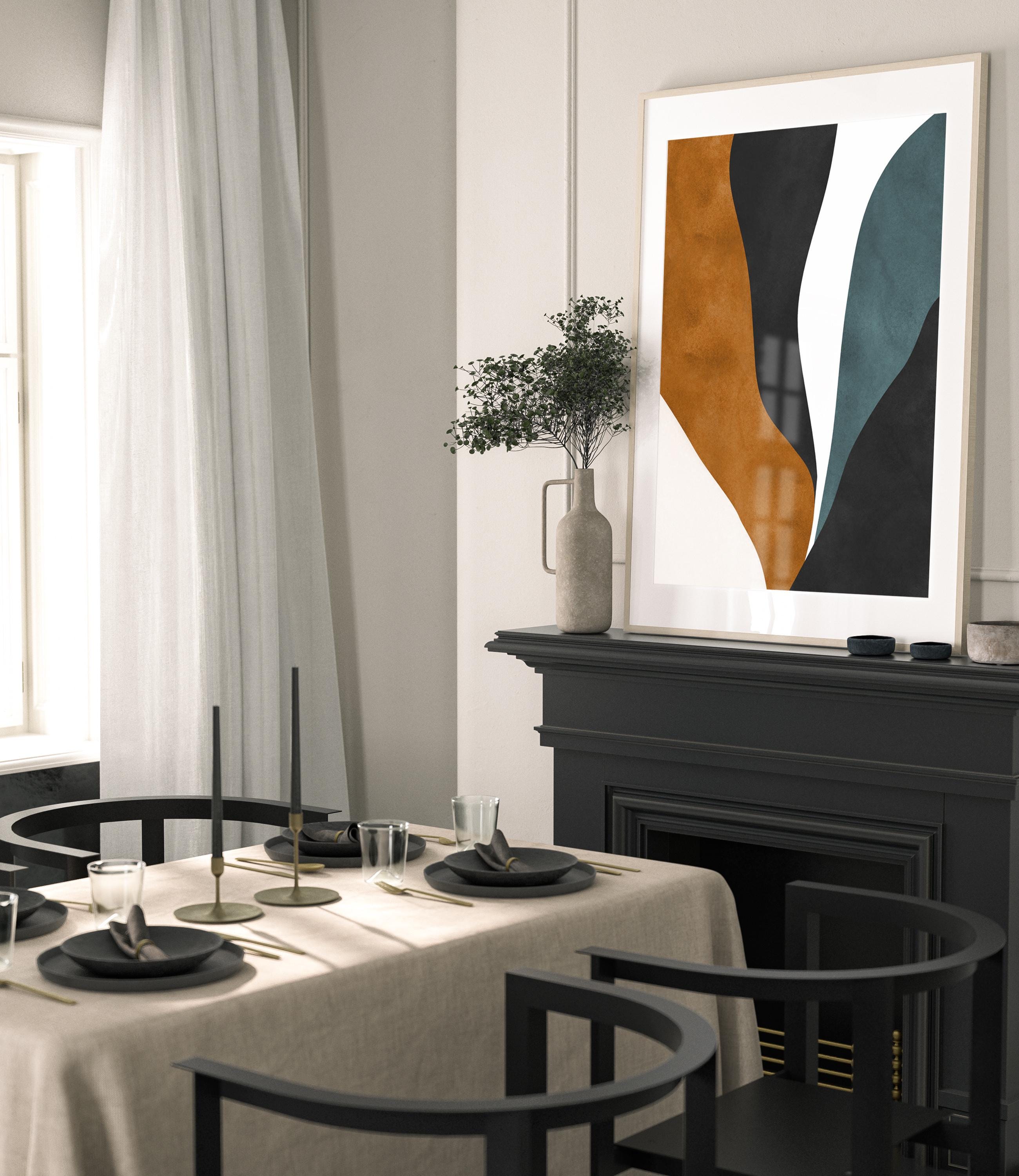 Abstract Wall Art Prints, Abstract Art, Set of 3 Wall Prints, Neutral ...