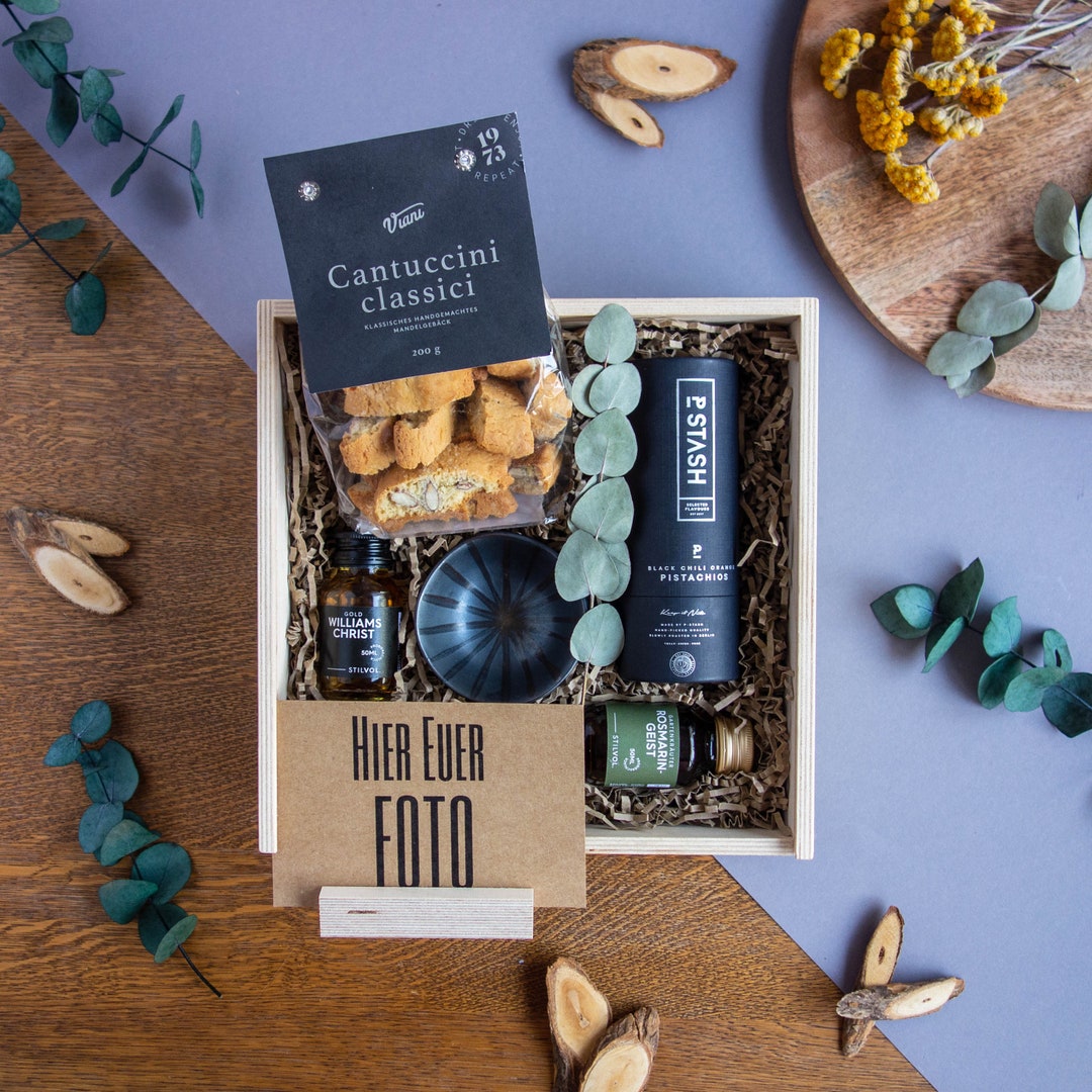 Gift Box Man Personalized Gift Set With Photo Greeting & - Etsy