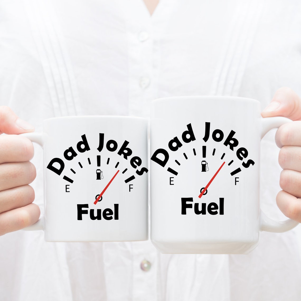 Dad Jokes Fuel Mug, Dad Joke Mug, Dad Fuel Mug, Father's Day Mug, Funny Dad Coffee Mug, Dad ...