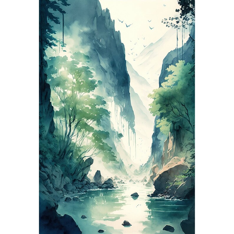 Digital Download Blue Valley - Etsy