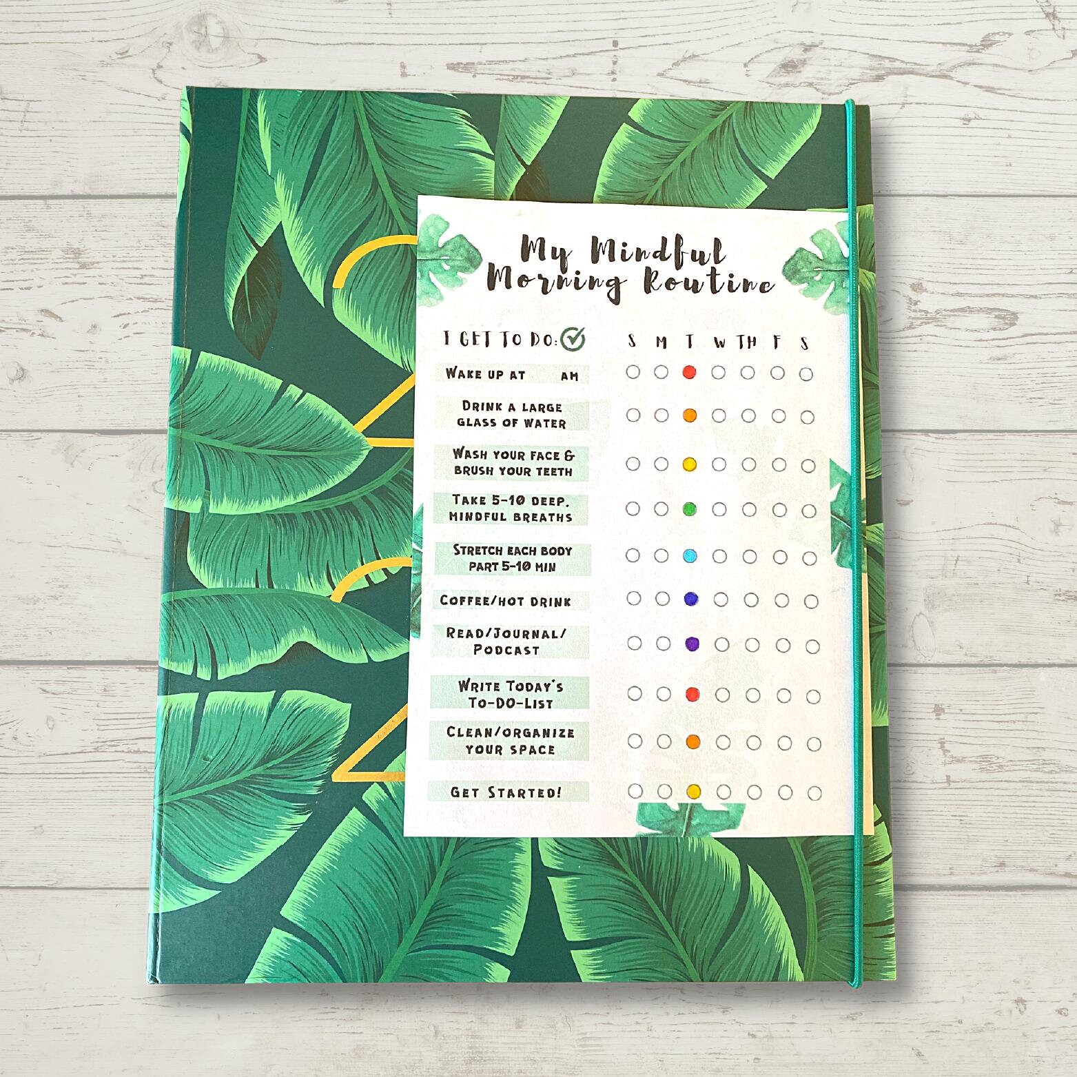 Mindful Morning Routine Checklist for Adults - Self Care - Etsy