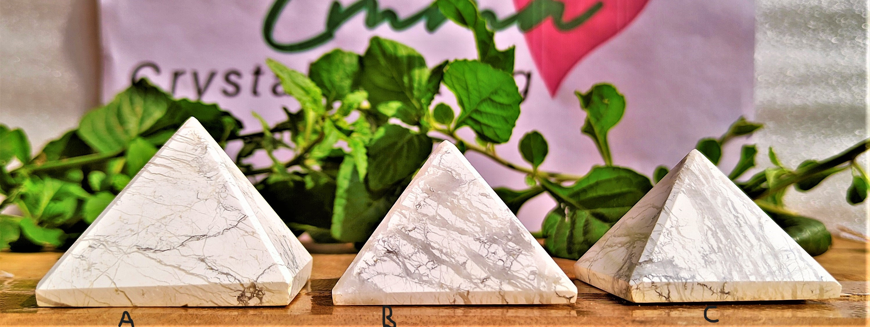 WHITE HOWLITE PYRAMID Amazing Large 50MM to 45MM Natural - Etsy