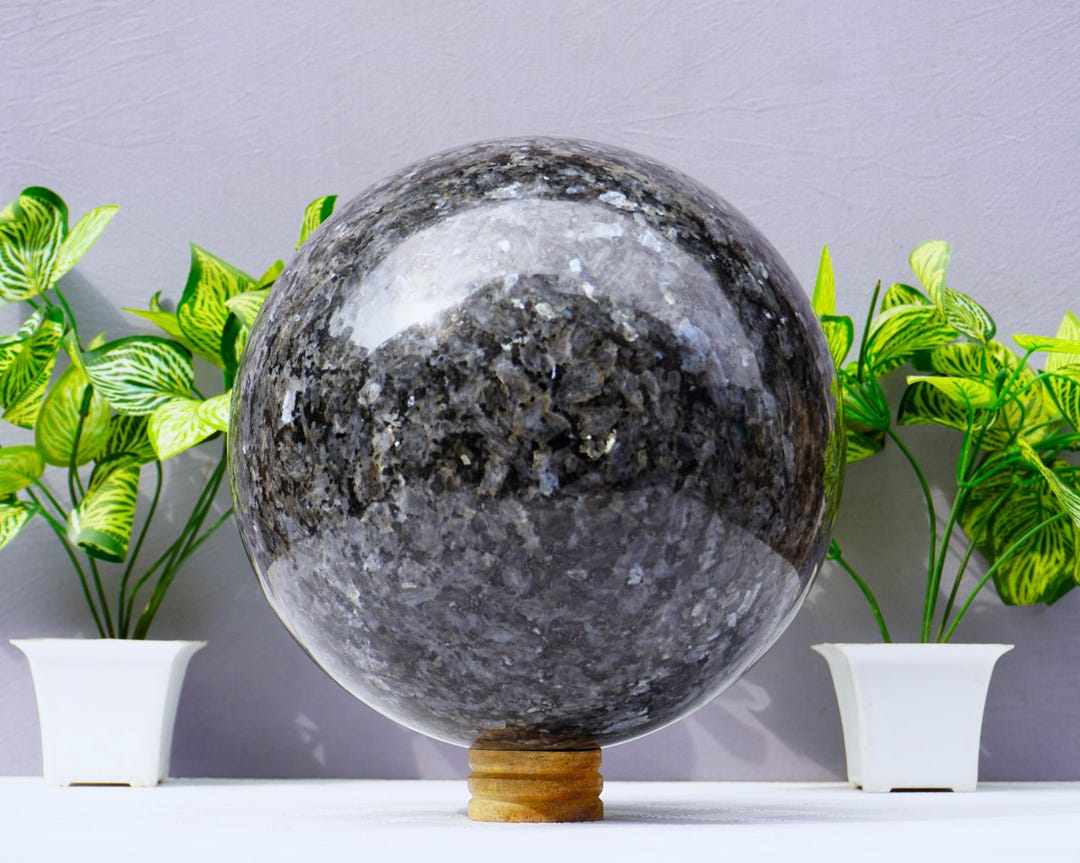 XXL Flashy Larvikite Sphere: Norway Stone Ball (8 Inch) - Etsy