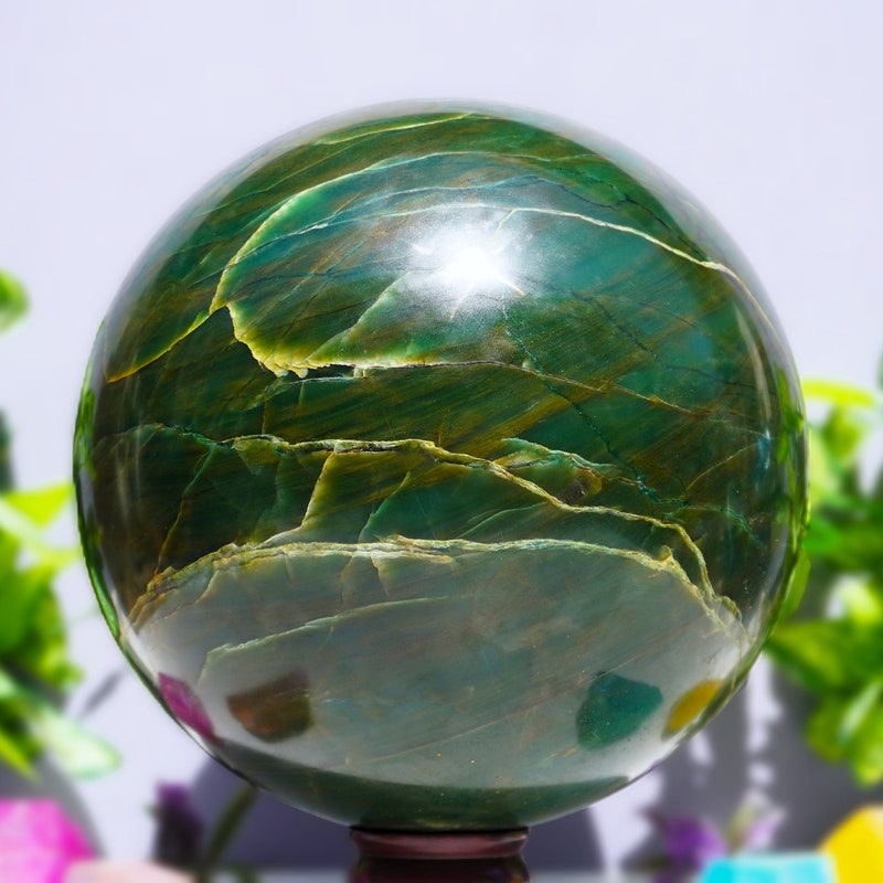 Green Jade Sphere - Etsy