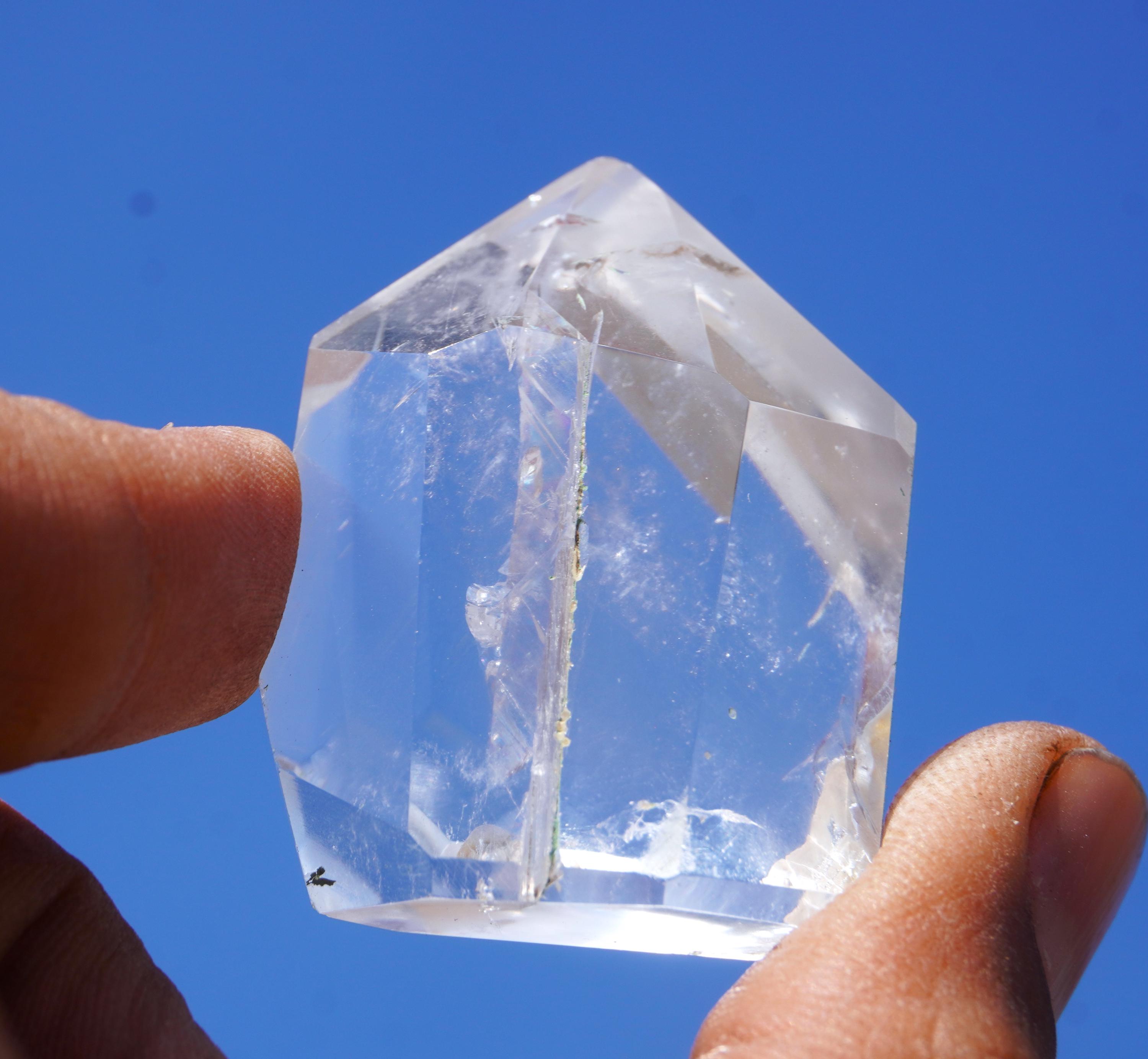 RARE Lemurian Crystal Standing Point - Fine Polished Gift/ Decor ...