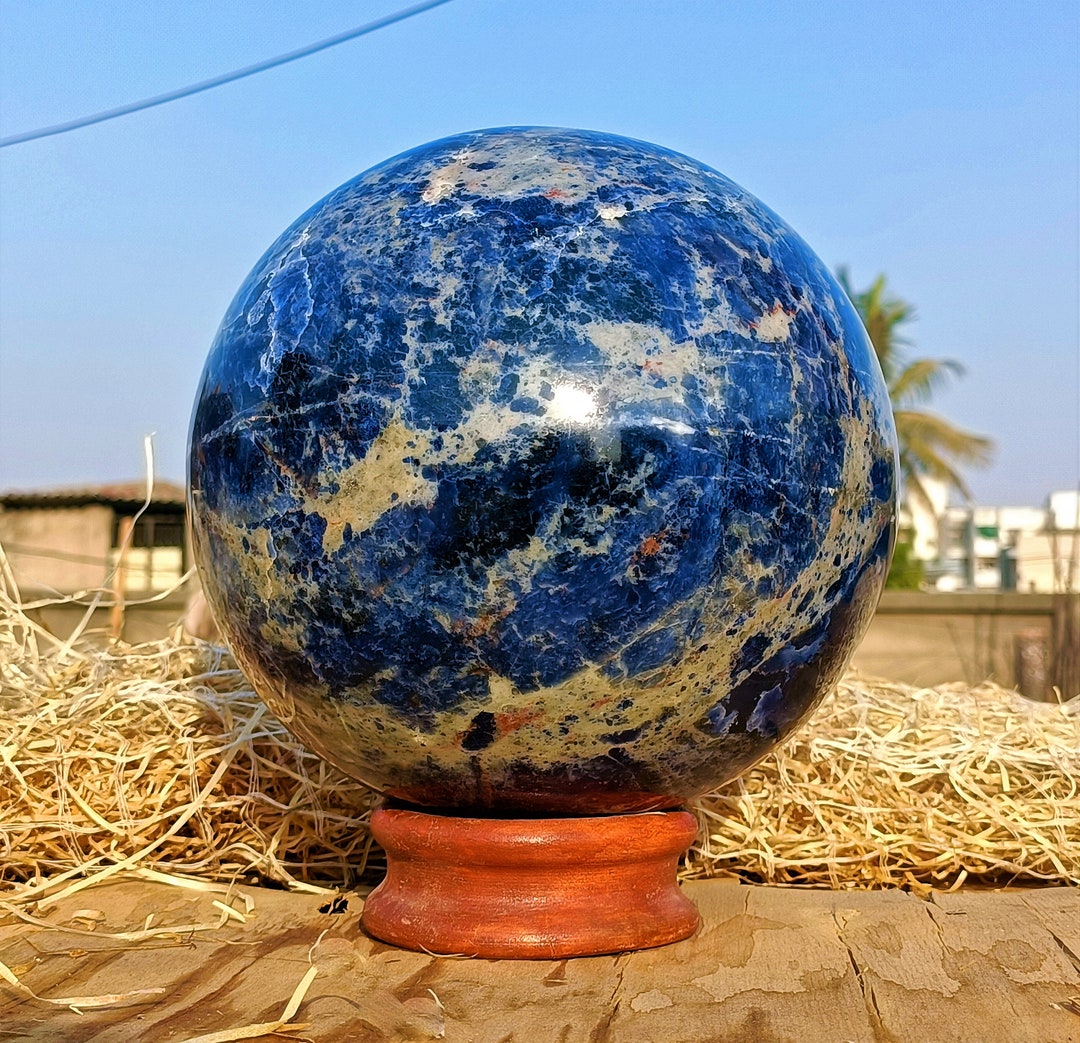 Blue Sodalite Sphere Stunning Large 190MM 18.3 Lbs. A - Etsy