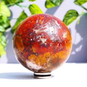 Morgan Hill Jasper Sphere: Natural Metaphysical Stone (70MM) - Etsy