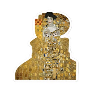 Adele Bloch-bauer Sticker, Gustav Klimt Laptop Sticker - Etsy