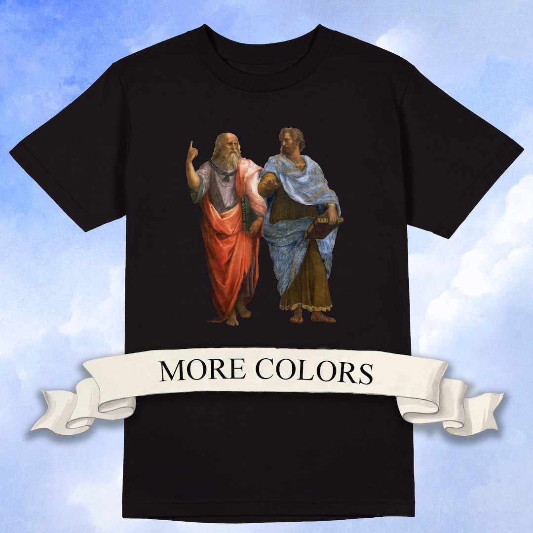 Raphael The School of Athens T-Shirt Philosophie Shirt - Etsy Österreich