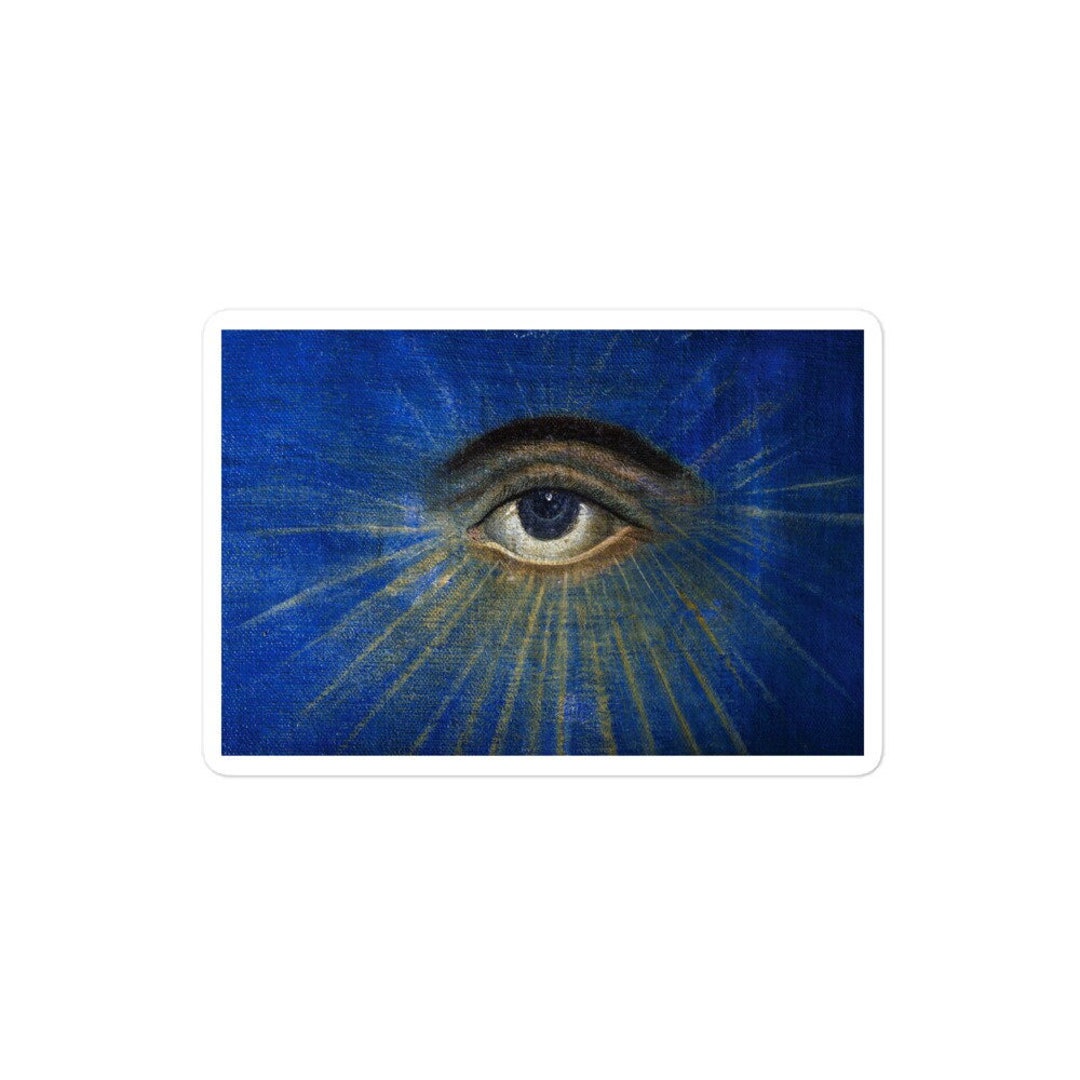 Medieval All Seeing Eye Stickers, Laptop Sticker - Etsy