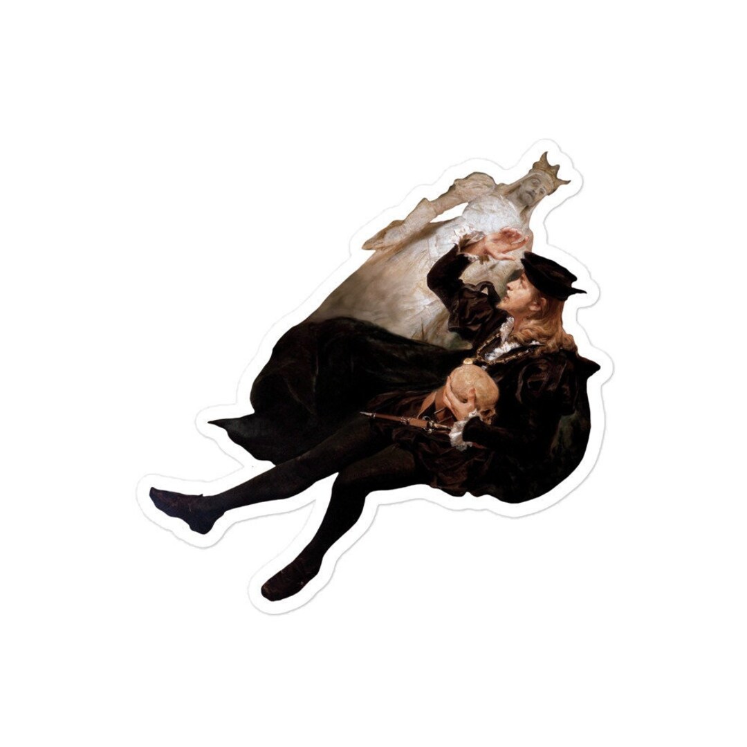 Pedro Américo Hamlets Vision Sticker, Shakespeare Sticker, Literature ...