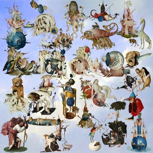 Hieronymus Bosch Clipart Bundle Art Png Art History Clip Art - Etsy