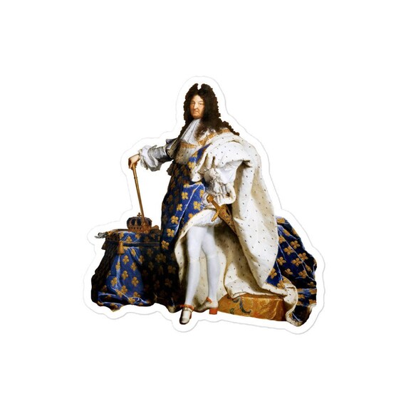 Portrait of Louis XIV Sticker History Laptop Sticker - Etsy