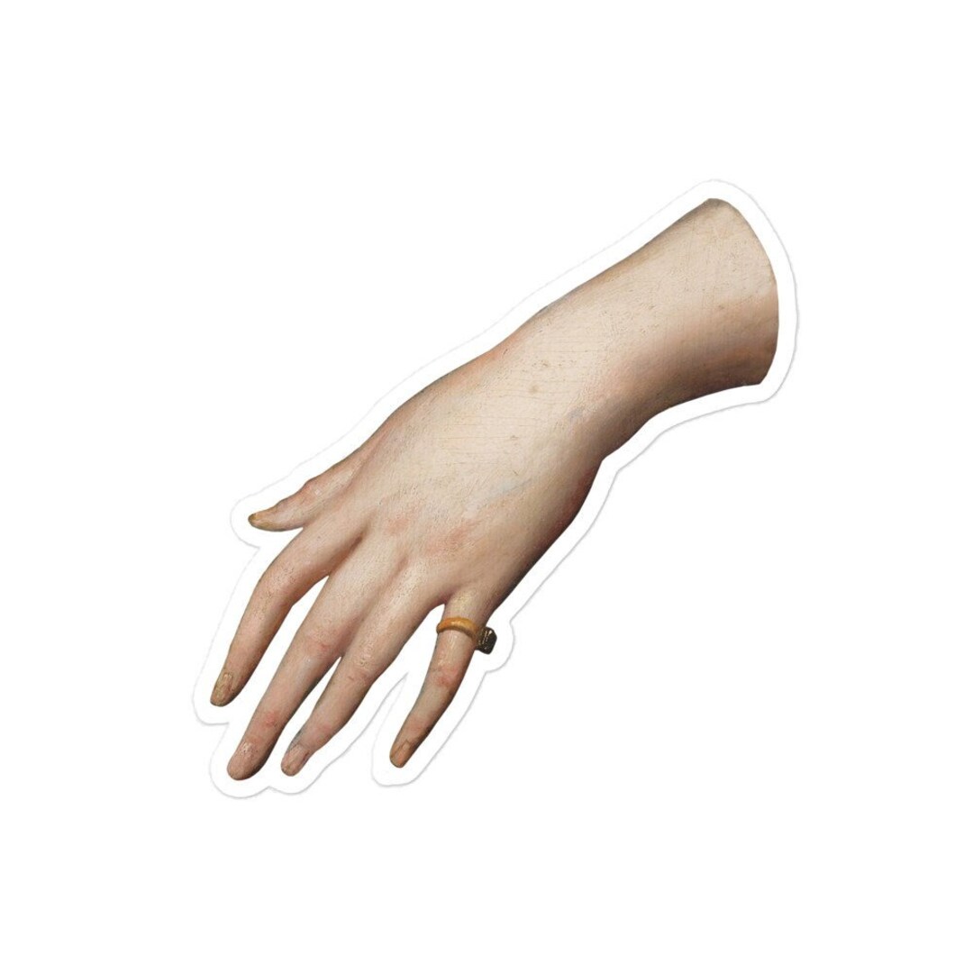 Renaissance Hand Painting Detail Stickers, Aesthetic Sticker - Etsy