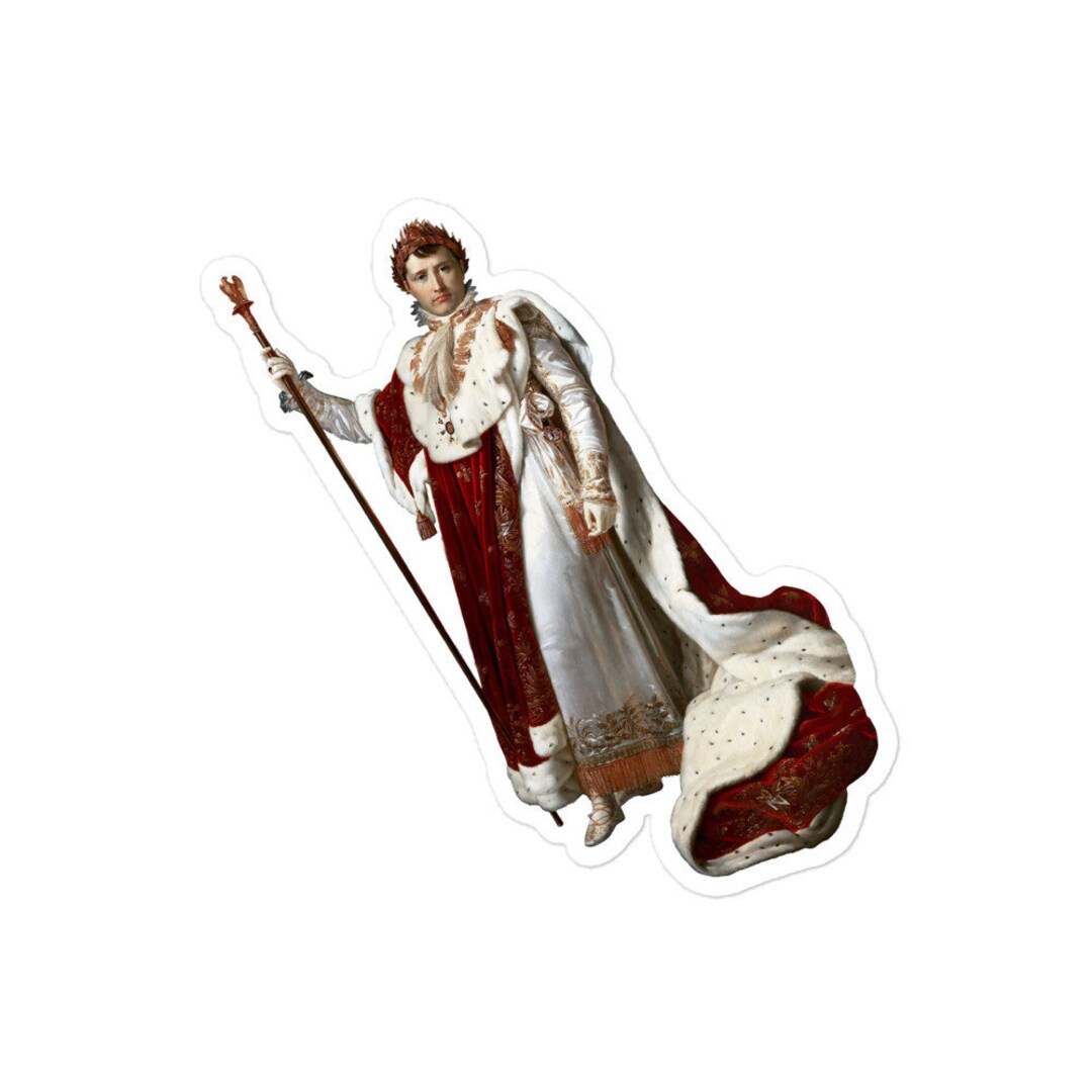 Napoleon Sticker, Art Water Bottle Sticker - Etsy