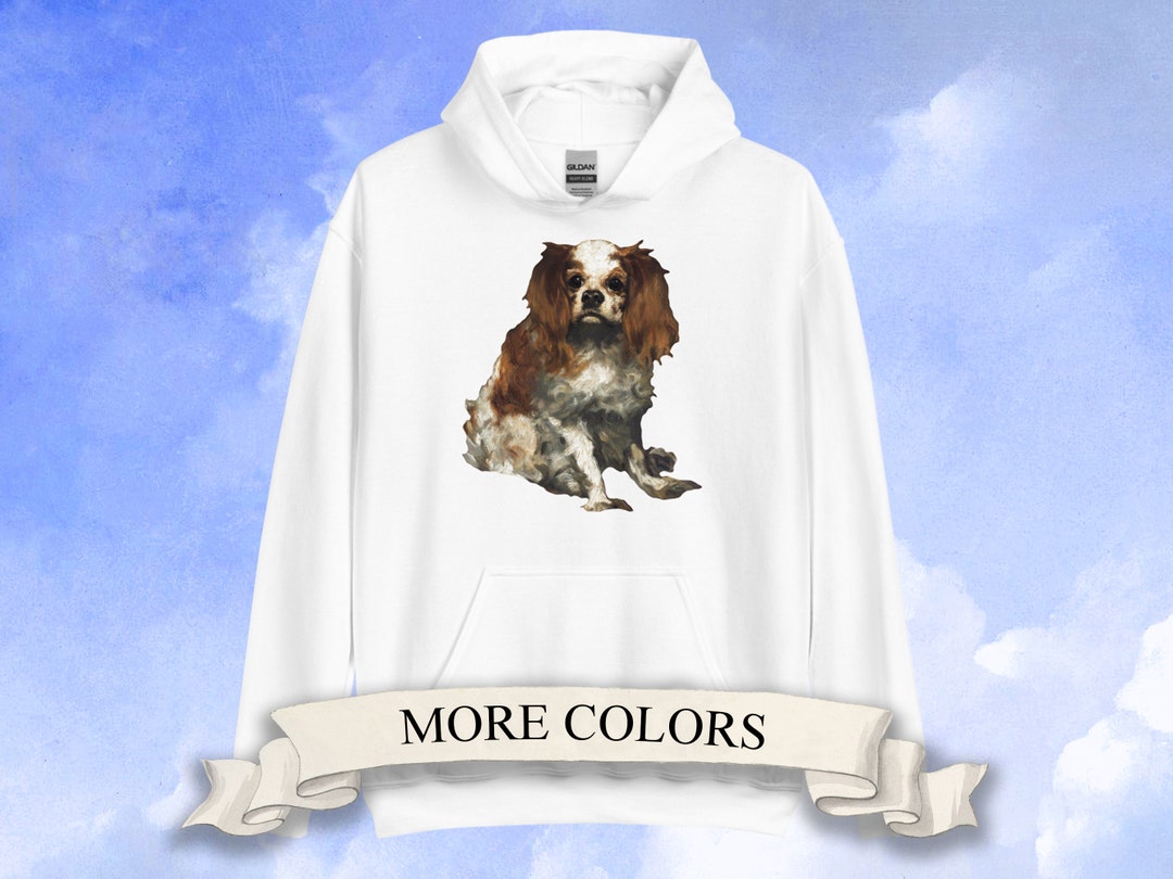 Edouard Manet Hoodie, King Charles Spaniel Hoodie - Etsy Österreich