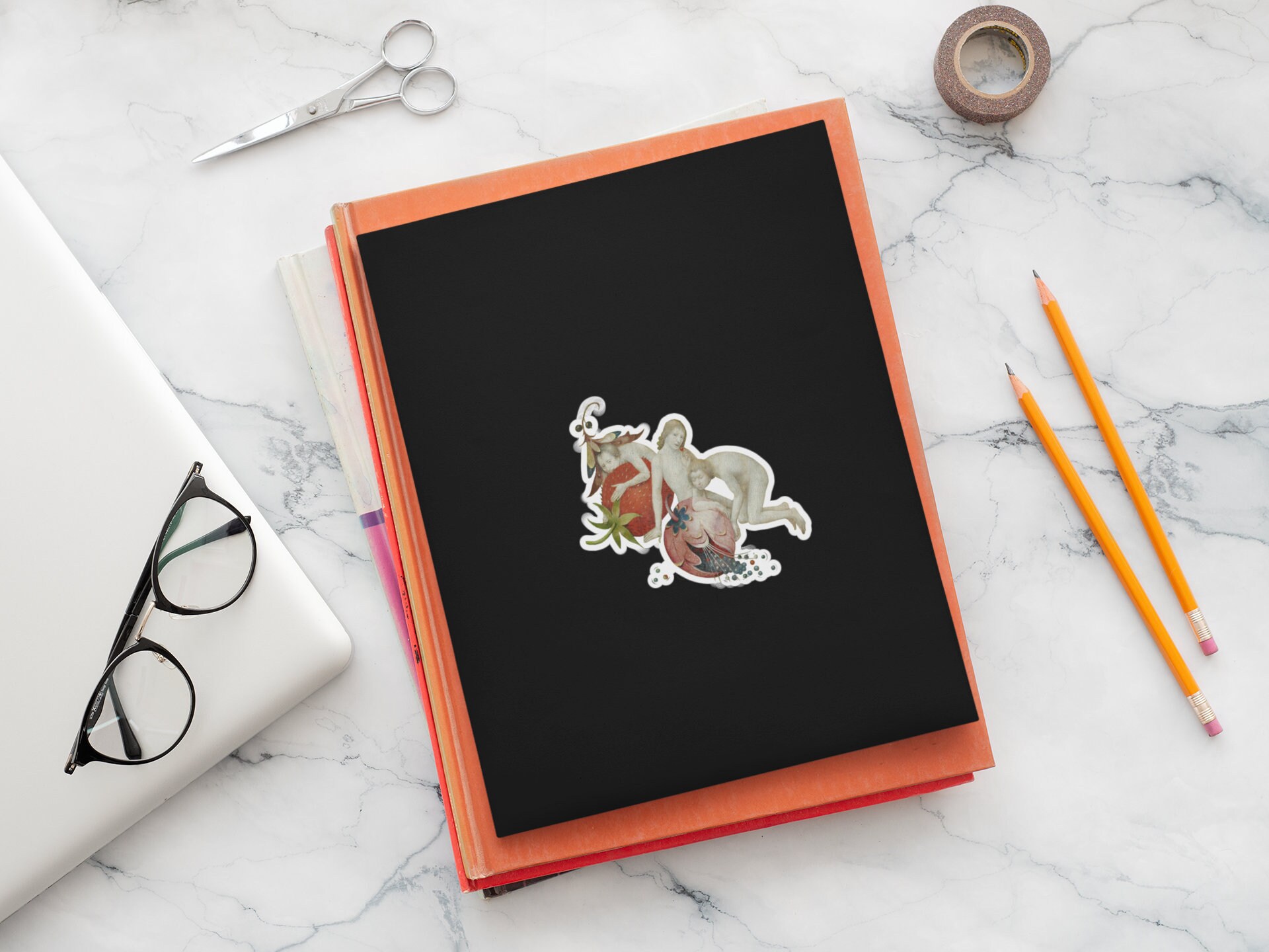 Hieronymus Bosch Sticker Strawberry Eater Laptop Sticker | Etsy