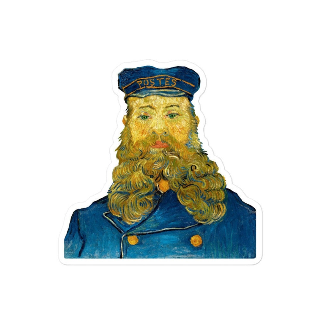 Vincent van Gogh Pegatina, Cartero Joseph Roulin Laptop Pegatina - Etsy ...