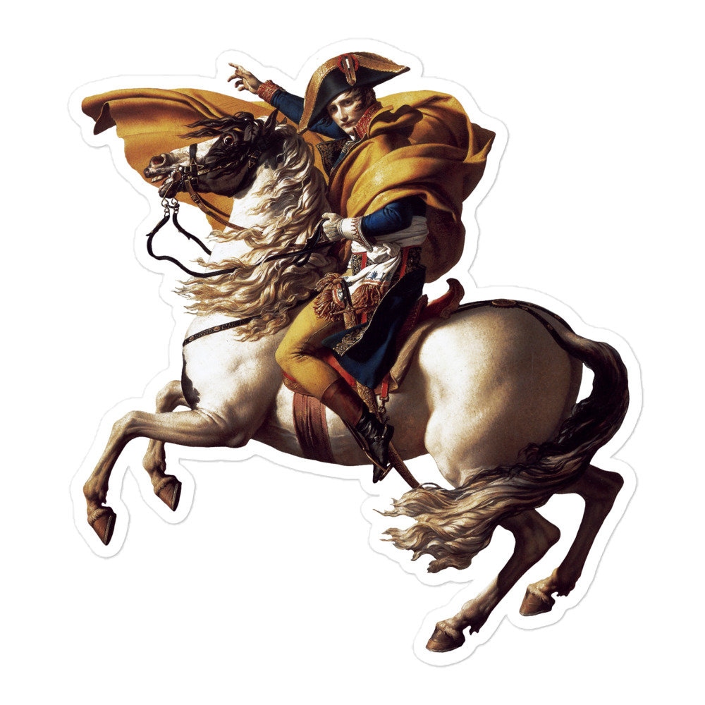 Napoleon Sticker Art Water Bottle Sticker | Etsy