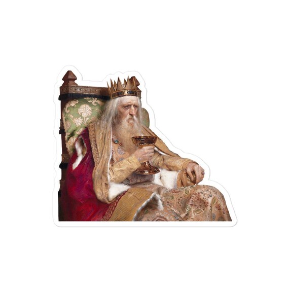 Pierre Jean Van Der Ouderaa the King of Thule Stickers - Etsy