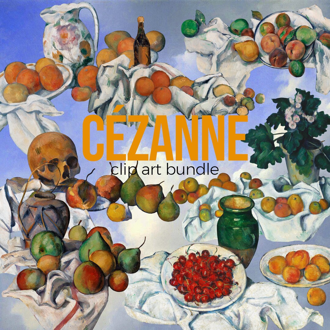 Paul CEZANNE Clipart Bundle, Art Png, Art History Clip Art Digital Download, Fine Art Png - Etsy