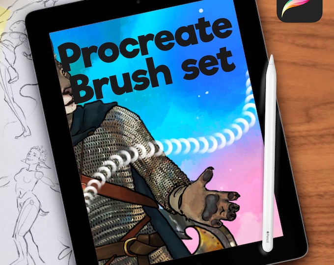 Chainmail Brush Clip Studio Paint/procreate Custom Digital Art Brush ...