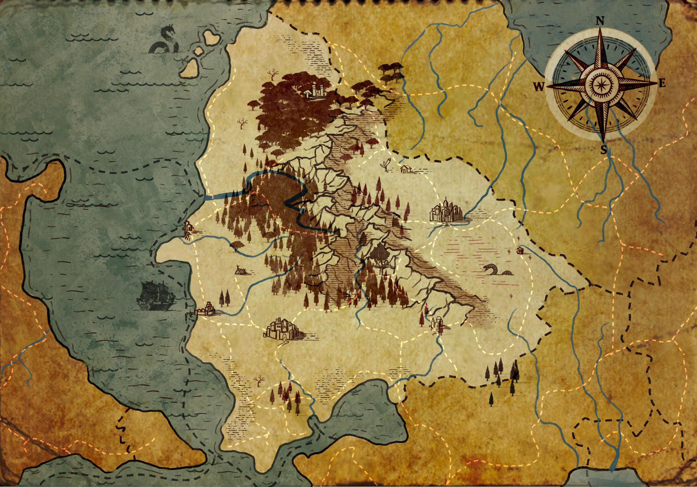 Procreate Brush Set - Old Map - Etsy