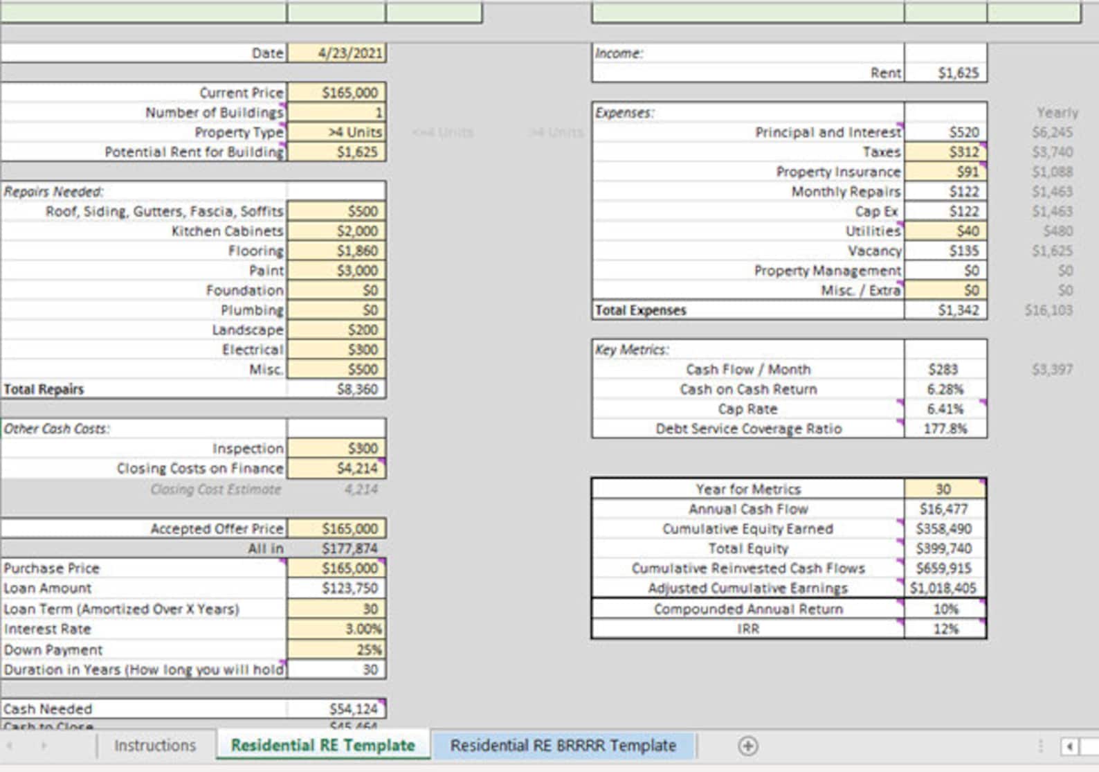 Rentals: Real Estate Rental Property Analyzer Investment Property ...