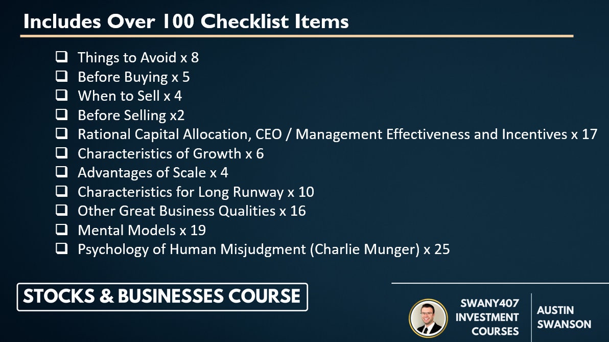 Stocks: Checklist for Investing and Analyzing Businesses over 100 ...