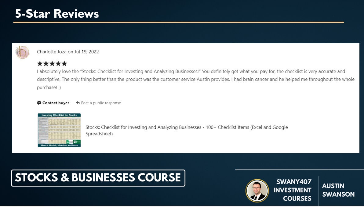 Stocks: Checklist for Investing and Analyzing Businesses over 100 ...