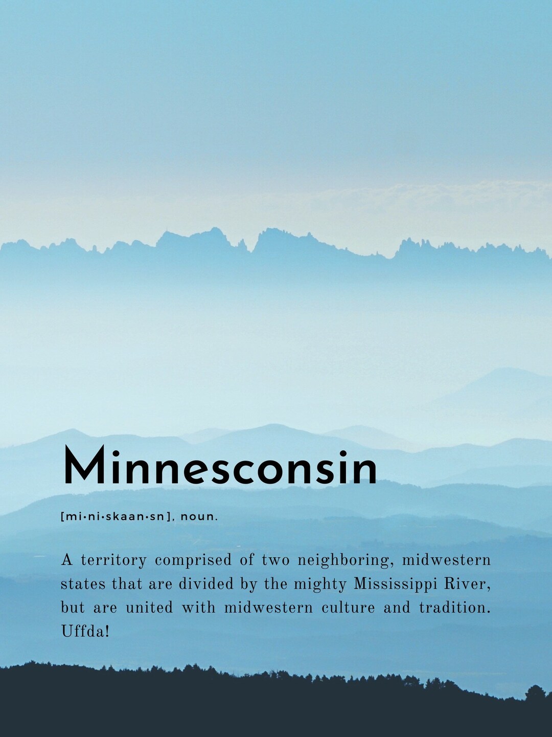 Funny Minnesota Wisconsin Wall Art | Digital Download | Lake and River ...