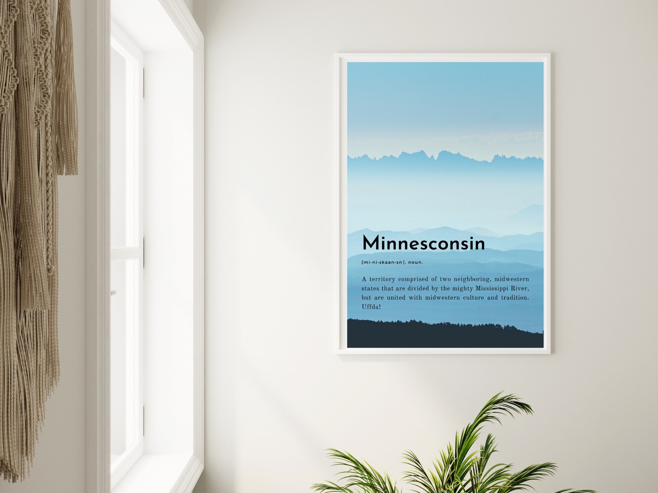 Funny Minnesota Wisconsin Wall Art | Digital Download | Lake and River ...