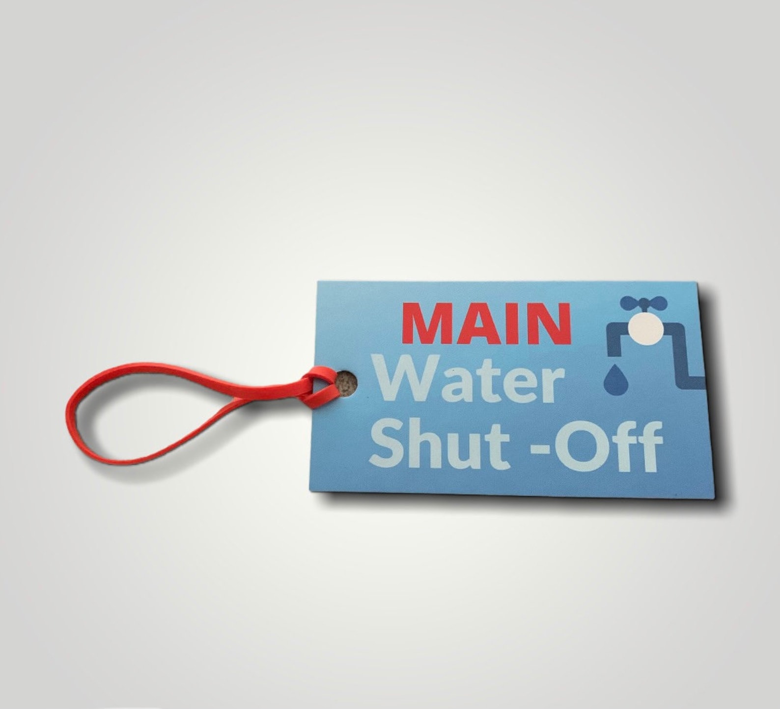 Bundle: Water Shut-off Valve Hang Tags | Set of 5 | Plumbing Labels - Etsy