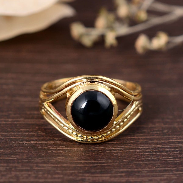 Black Eye Ring - Etsy
