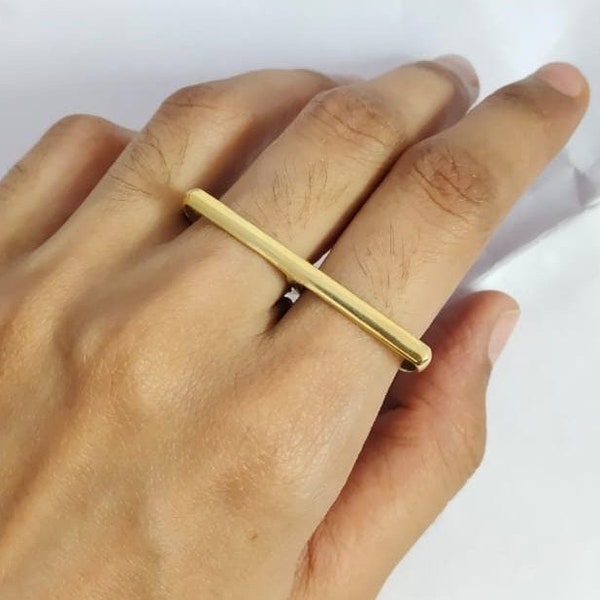 Two Finger Ring - Etsy