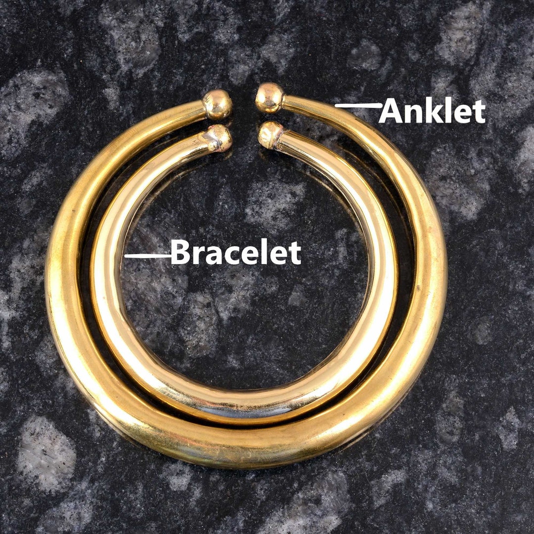 Anklets Feet Bracelet Pair Brass Anklets Handmade Traditional Anklets ...
