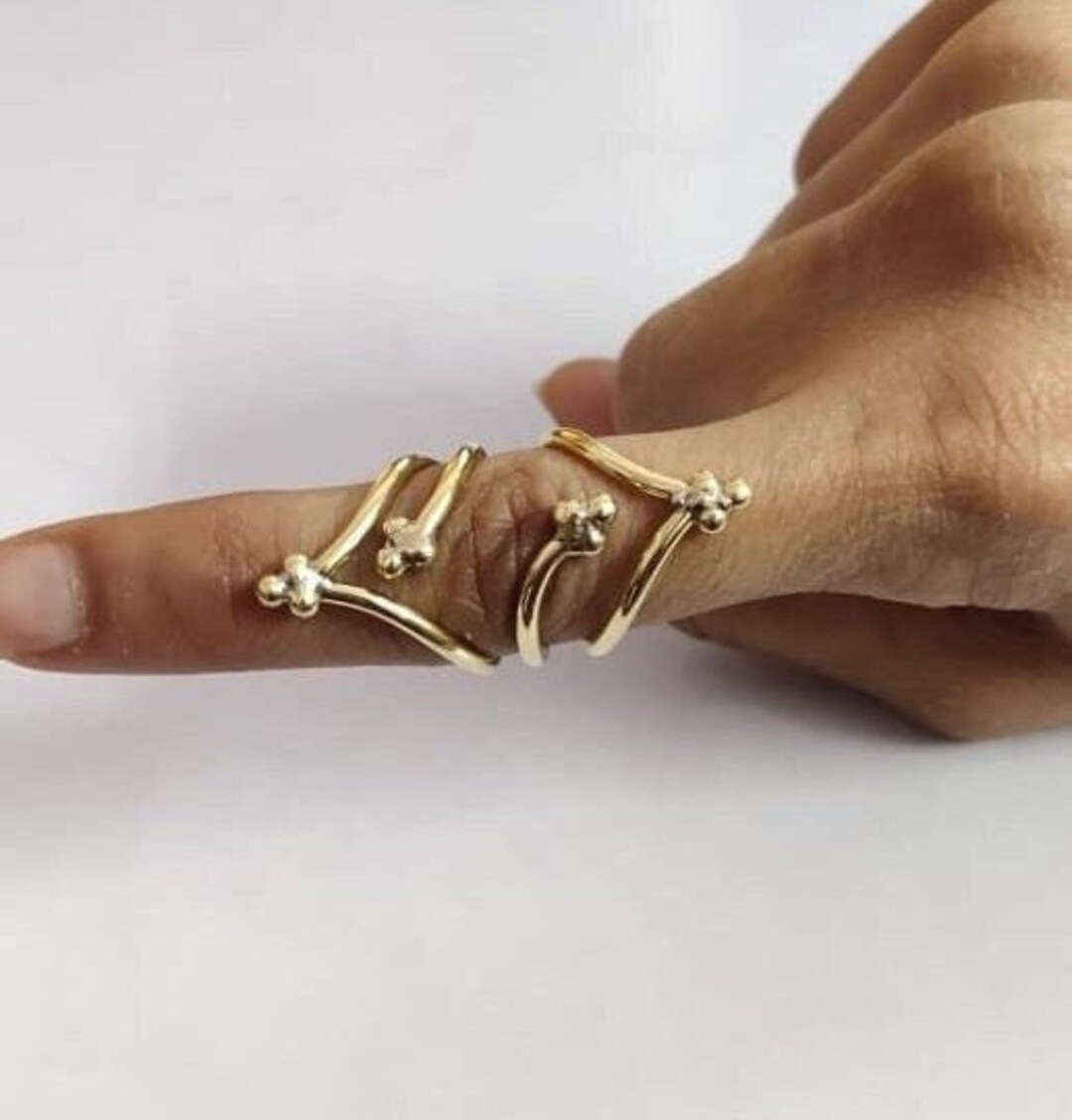 Arthritis Ring, Thumb Ring, Splint Knuckle Ring, Brass Ring for Women ...
