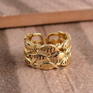 Fish ring Etsy
