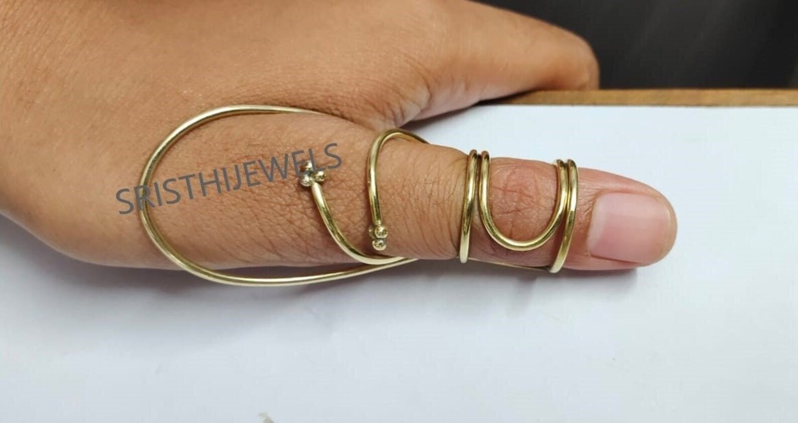 Arthritis Ring Thumb Ring Splint Knuckle Ring Brass Ring - Etsy
