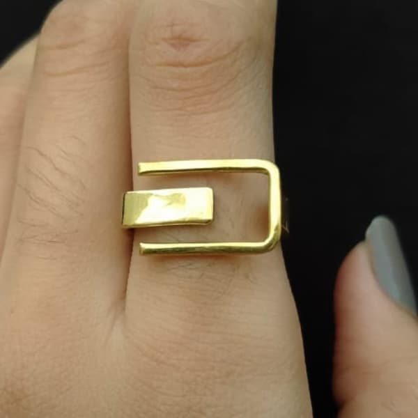 Modern Ring - Etsy