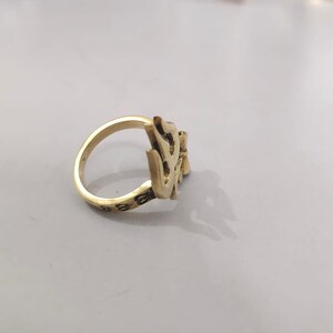 Om Lord Shiva Trishul Ring, Brass Ring, Ohm Ring, Dainty Ring, Handmade ...