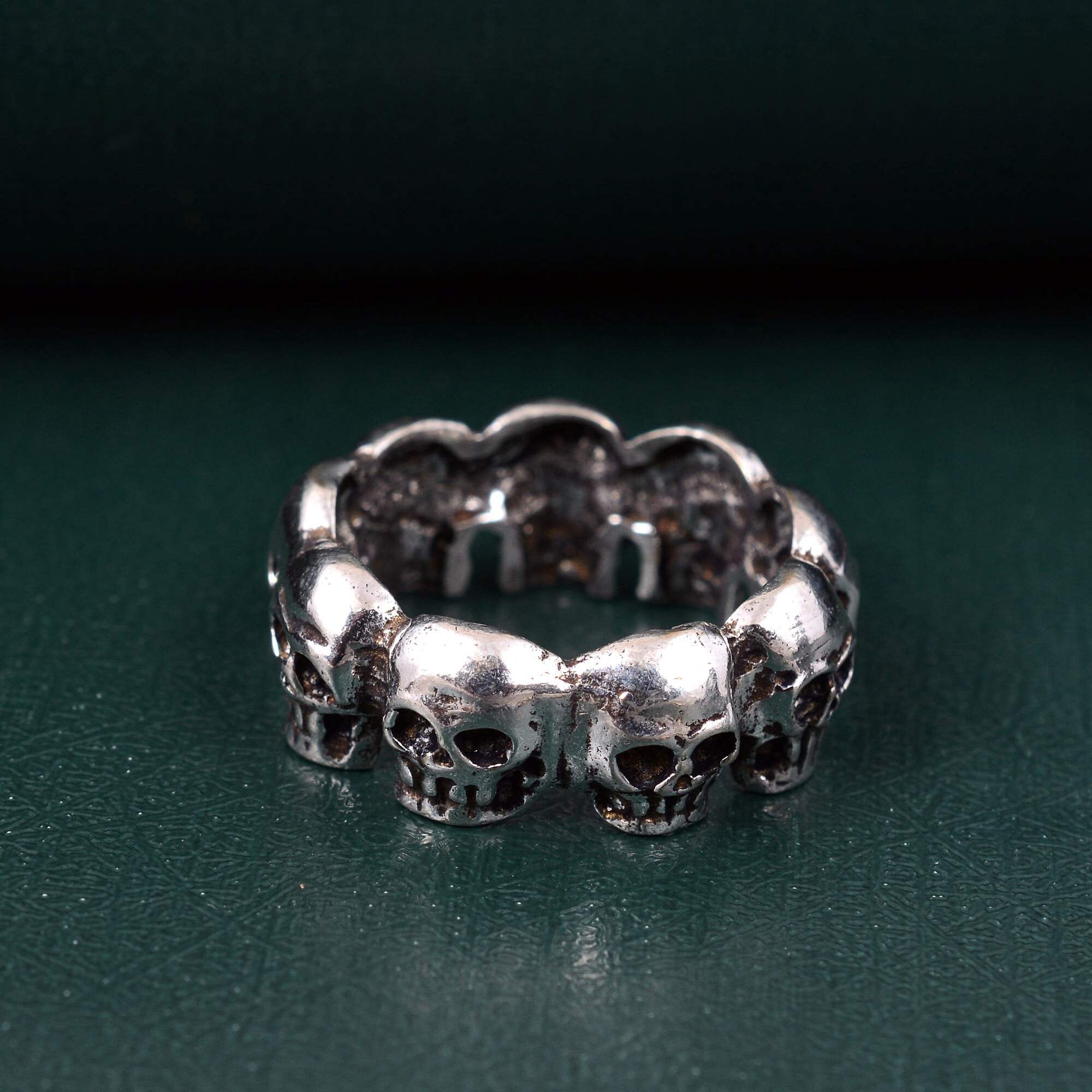 Gold Skull Ring Skull Ring Gothic Ring Horror Ring - Etsy