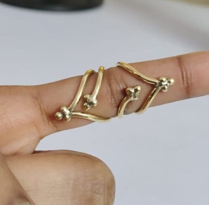 Arthritis Ring Thumb Ring Splint Knuckle Ring Brass Ring - Etsy