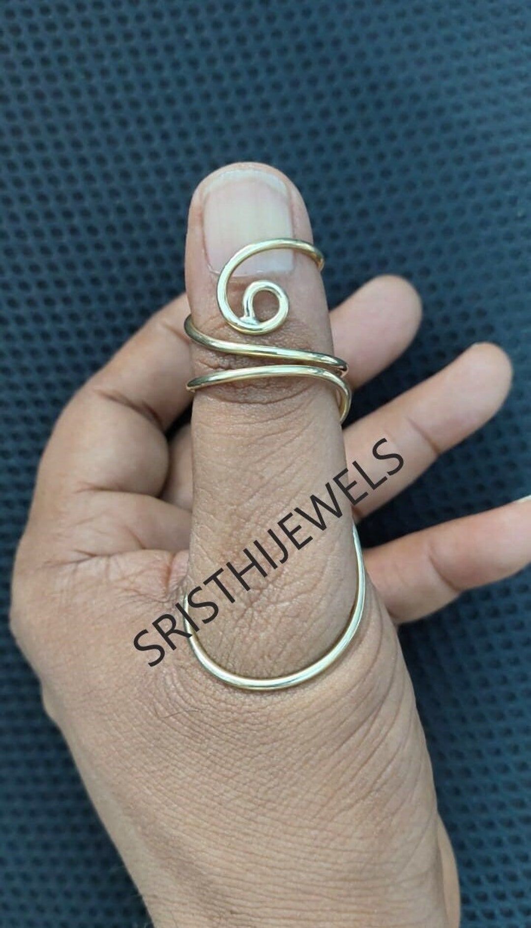 Arthritis Ring, Thumb Ring, Splint Knuckle Ring, Brass Ring for Women ...
