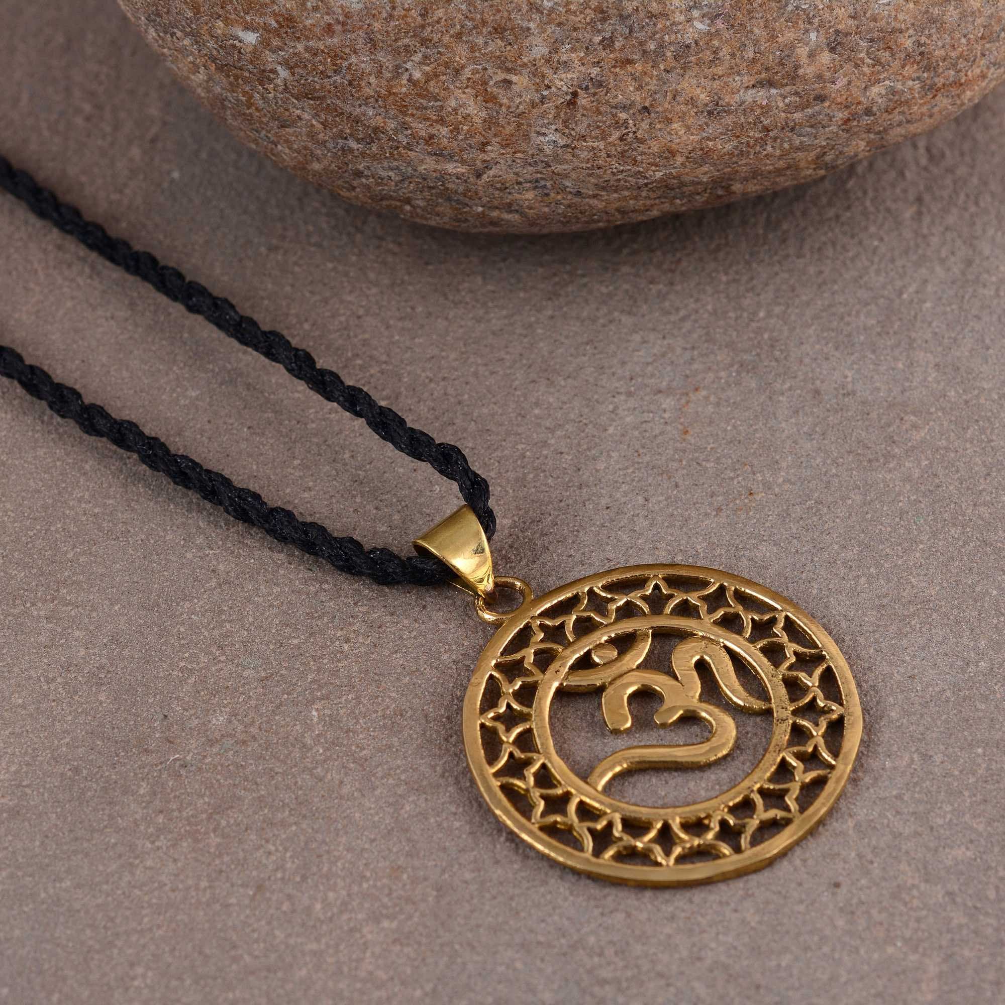 Om symbol necklace store