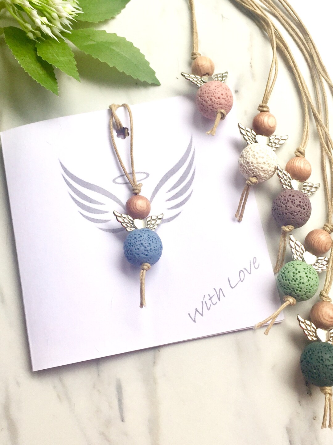 ANGEL CAR DIFFUSER Charm: Essential Oil Air Freshener, Aromatherapy ...