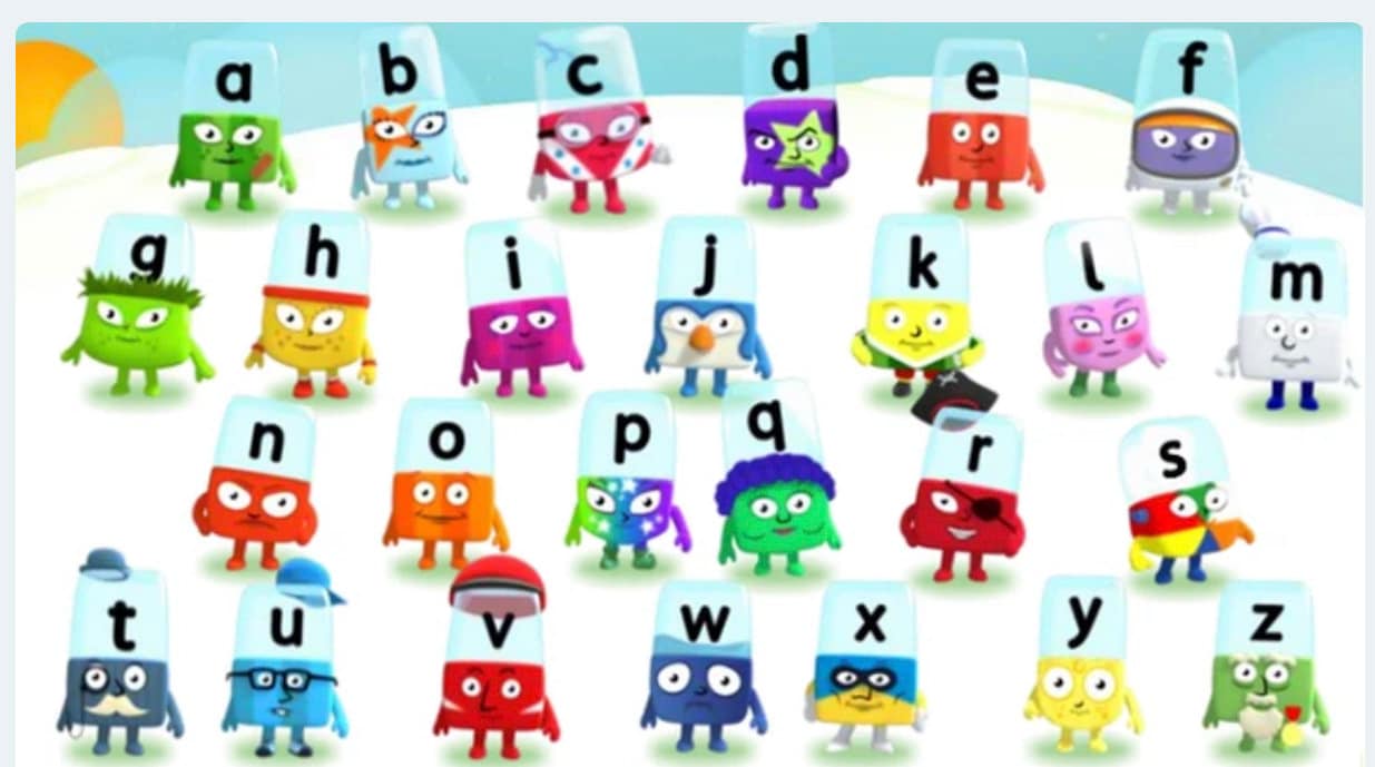 Alphablocks Numberblocks Personalised Tee for Kids. Alpha Blocks Tee ...